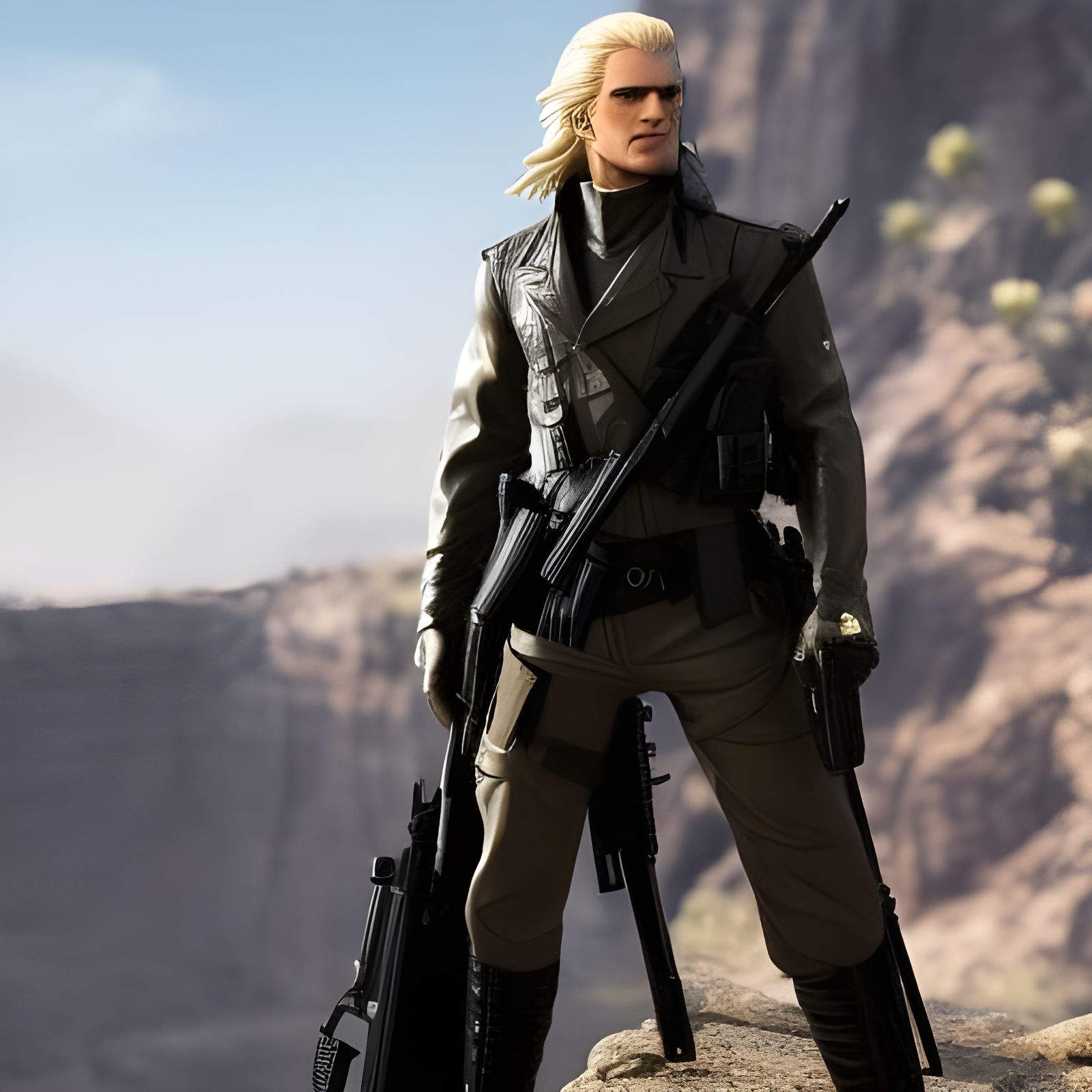 Liquid Snake MGS - AI Generated Artwork - NightCafe Creator