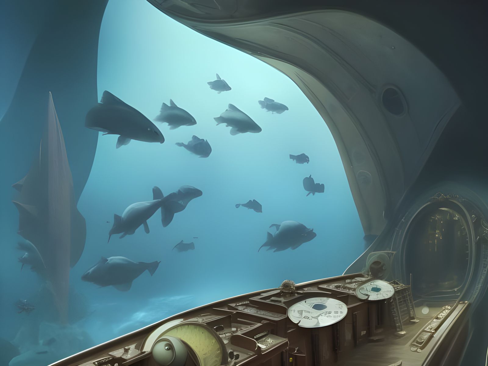 Captain Nemo's "Nautilus" - AI Generated Artwork - NightCafe Creator