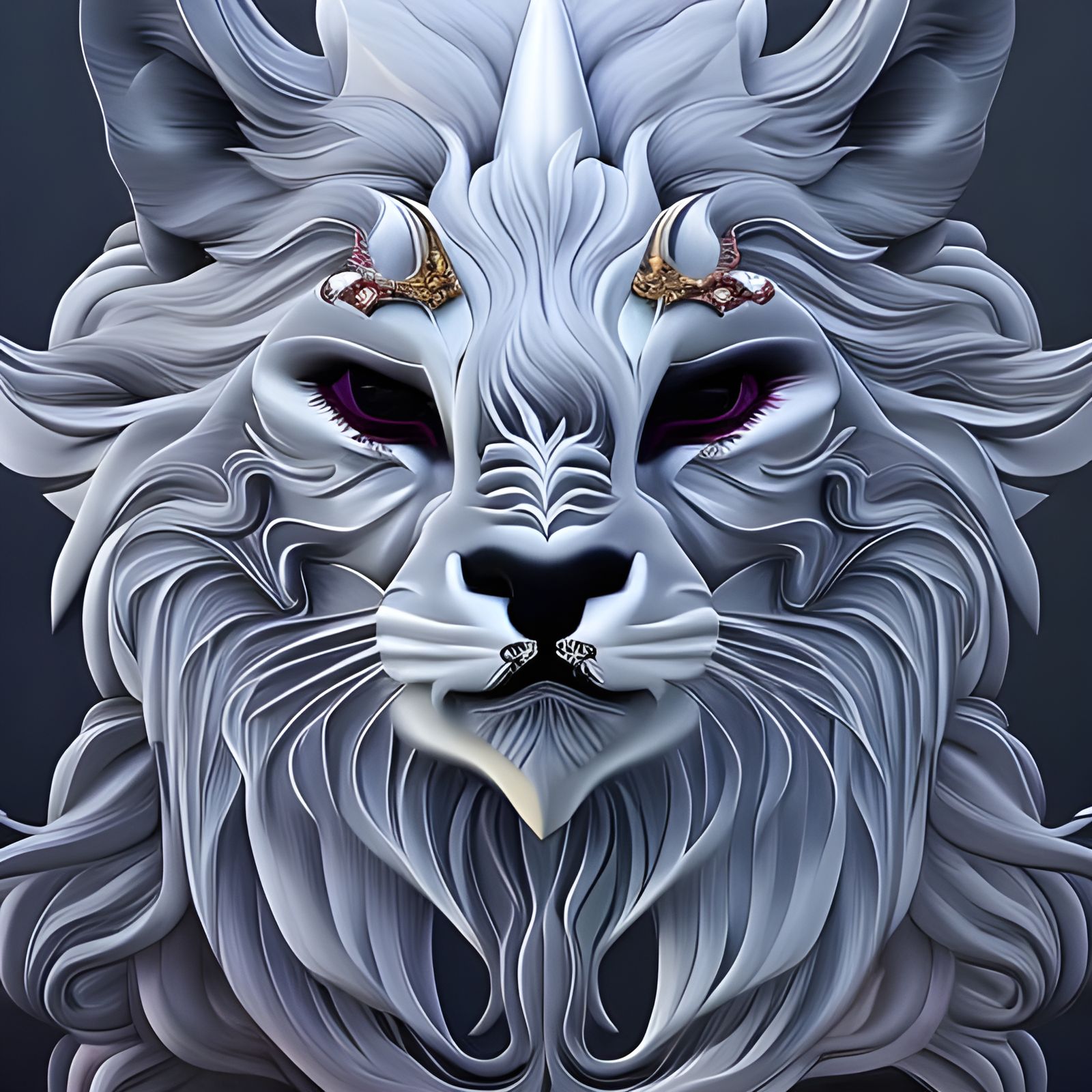 Lion art - AI Generated Artwork - NightCafe Creator
