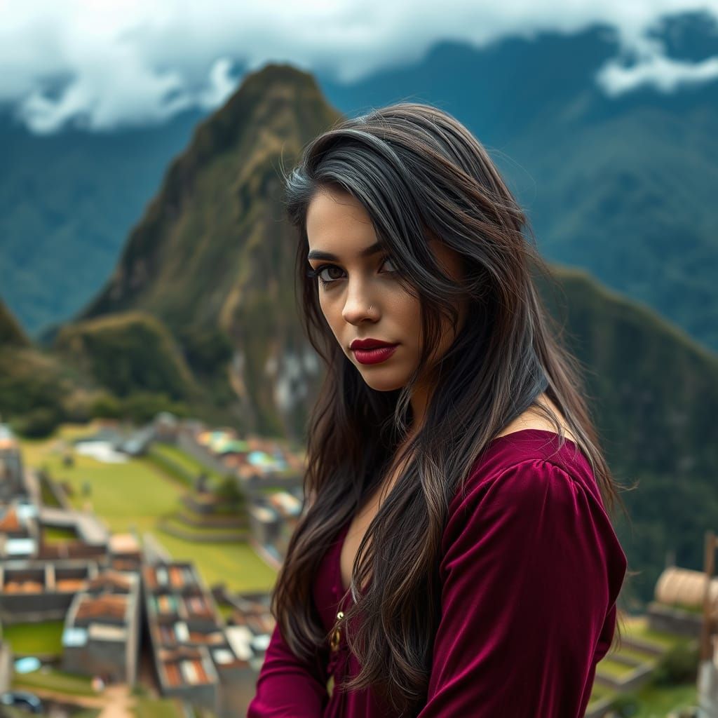 Adorable in Machu Picchu, Peru - Ethereal Gothic Goddess in ...