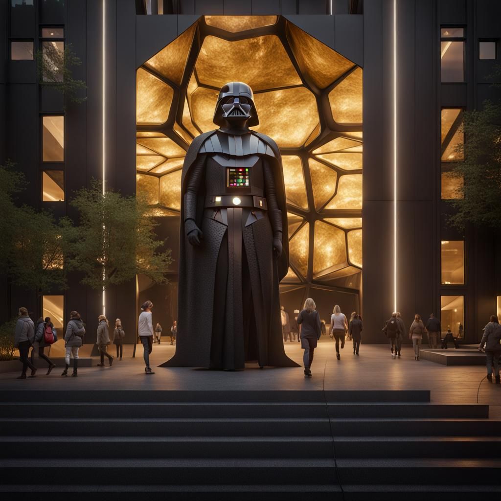 Dark VADOR Main entrance Museum - AI Generated Artwork - NightCafe Creator