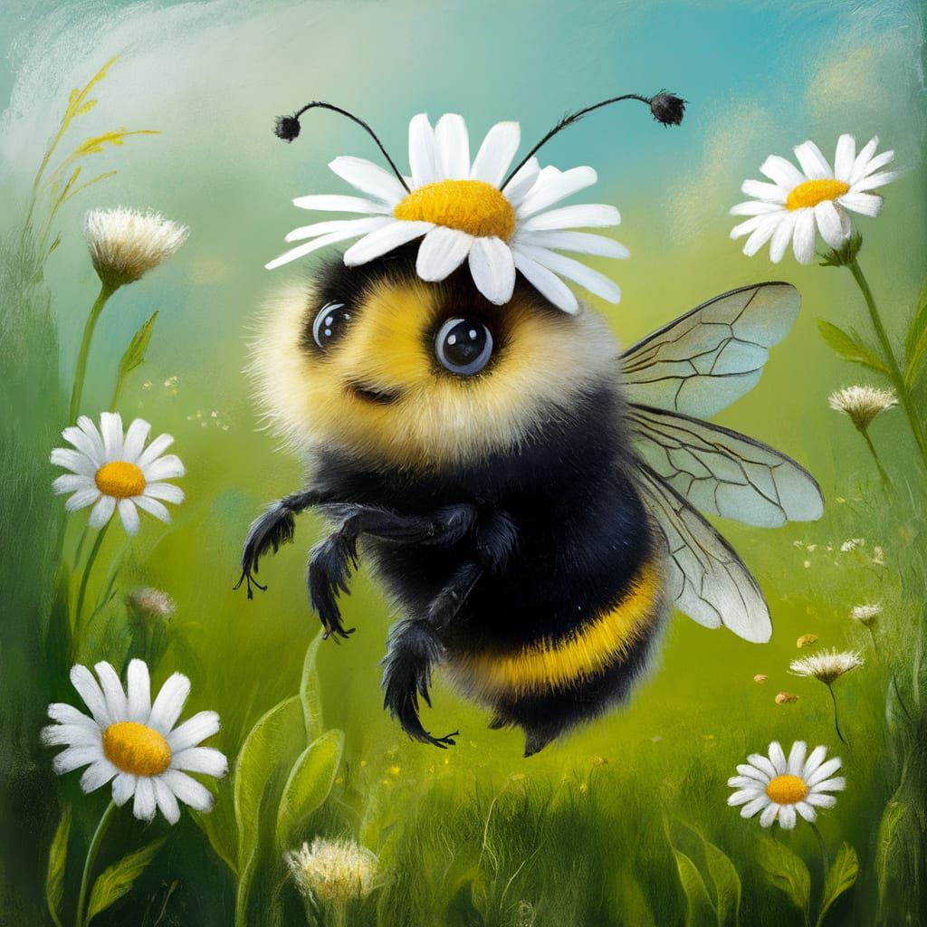 I'm just a silly bee 🐝 - AI Generated Artwork - NightCafe Creator