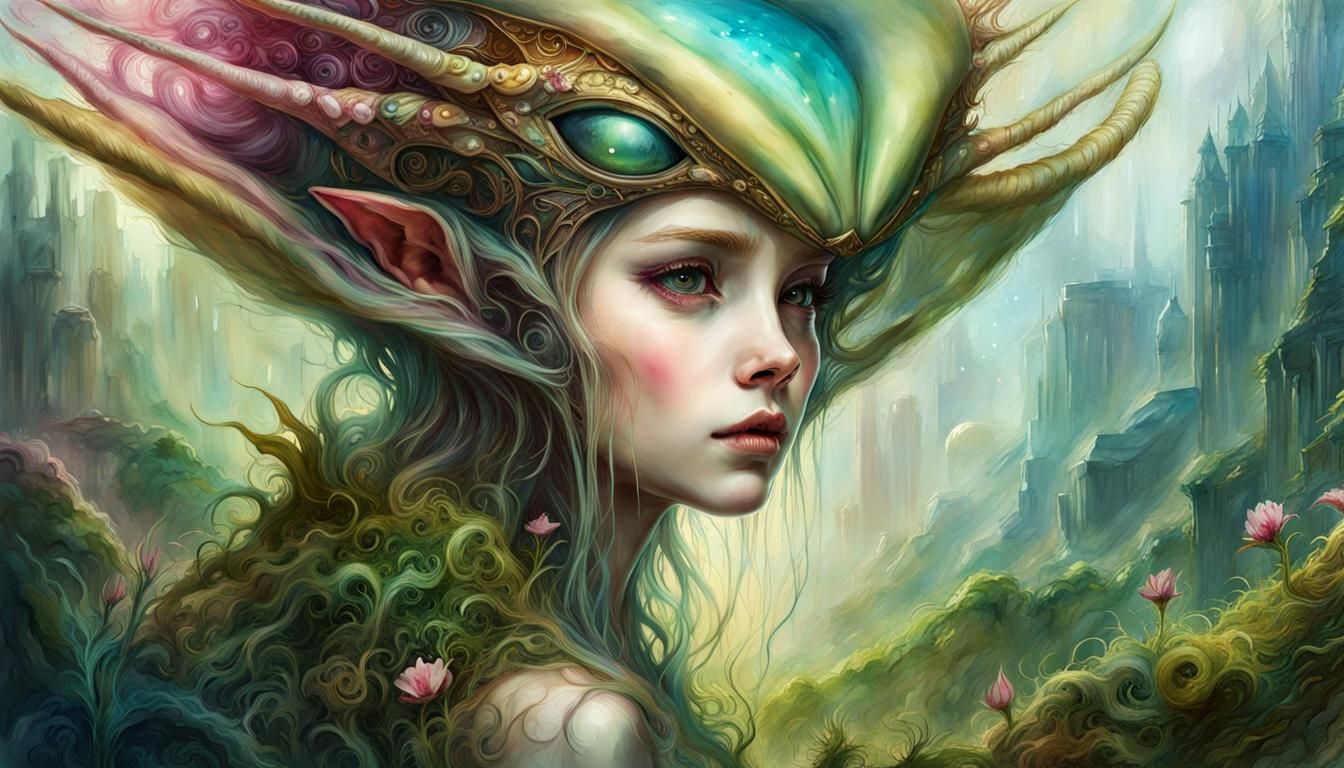 Alien Elf - AI Generated Artwork - NightCafe Creator