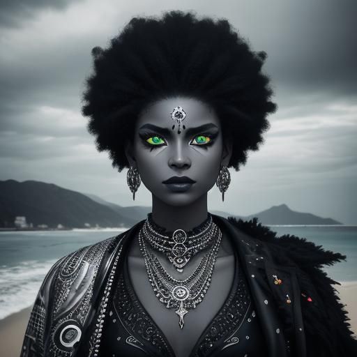 Goth Tatts 57 - AI Generated Artwork - NightCafe Creator