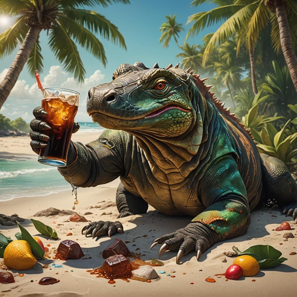 Thirst Trap island III - AI Generated Artwork - NightCafe Creator