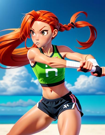 Beach Training - AI Generated Artwork - NightCafe Creator