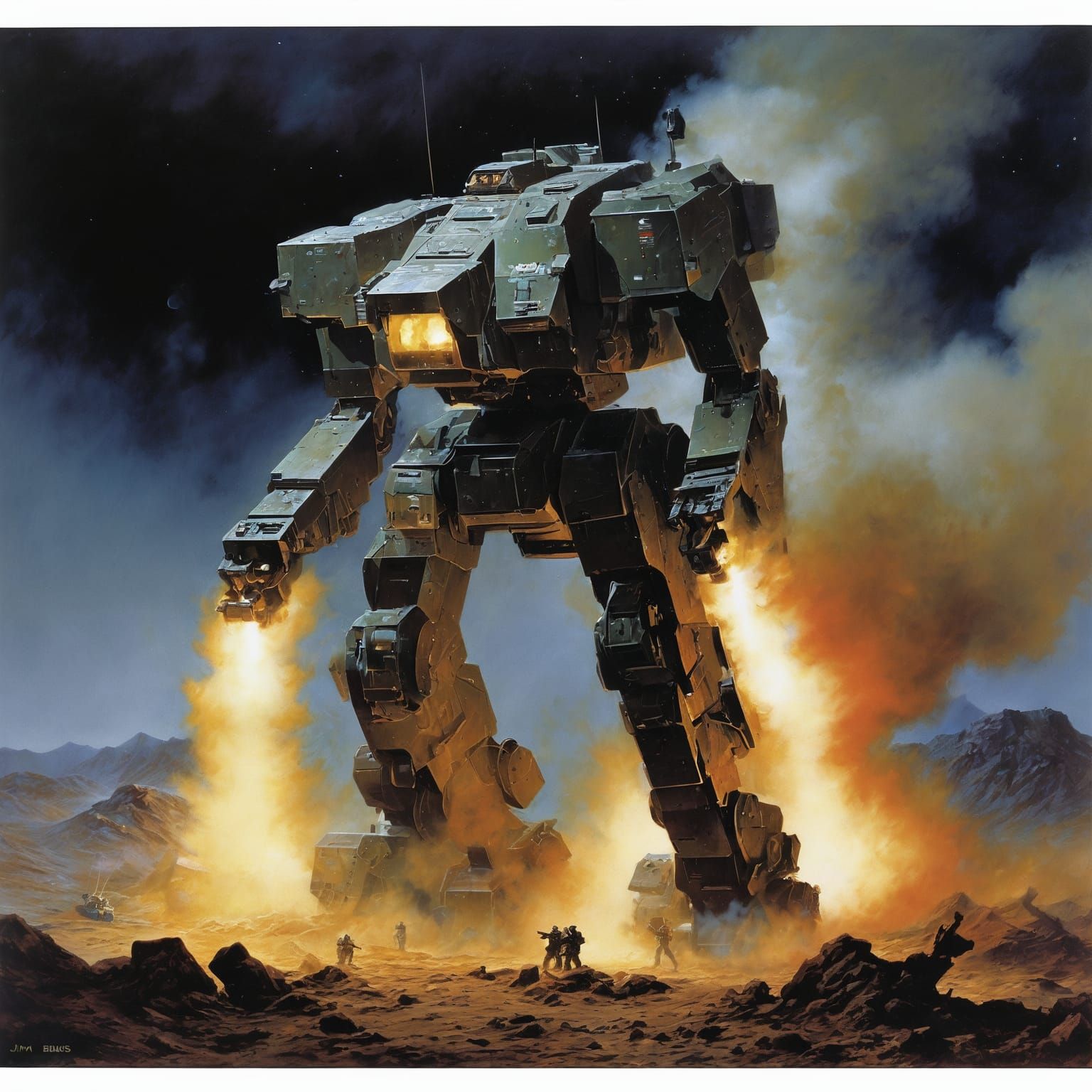 Battlemech - AI Generated Artwork - NightCafe Creator