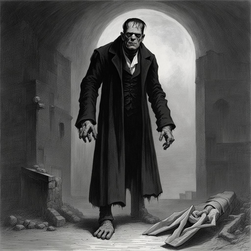 frankenstein - AI Generated Artwork - NightCafe Creator