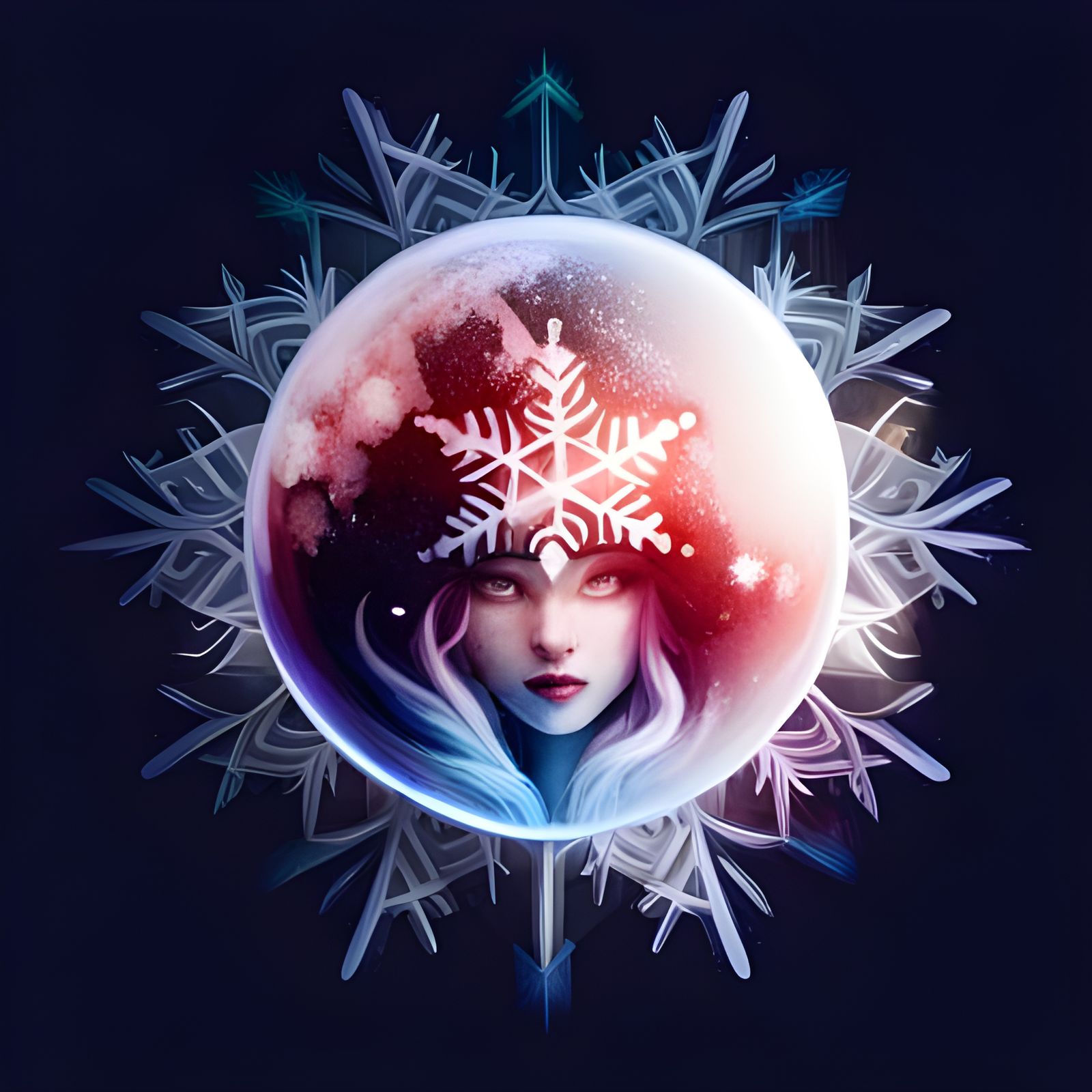 Snow spirit - AI Generated Artwork - NightCafe Creator