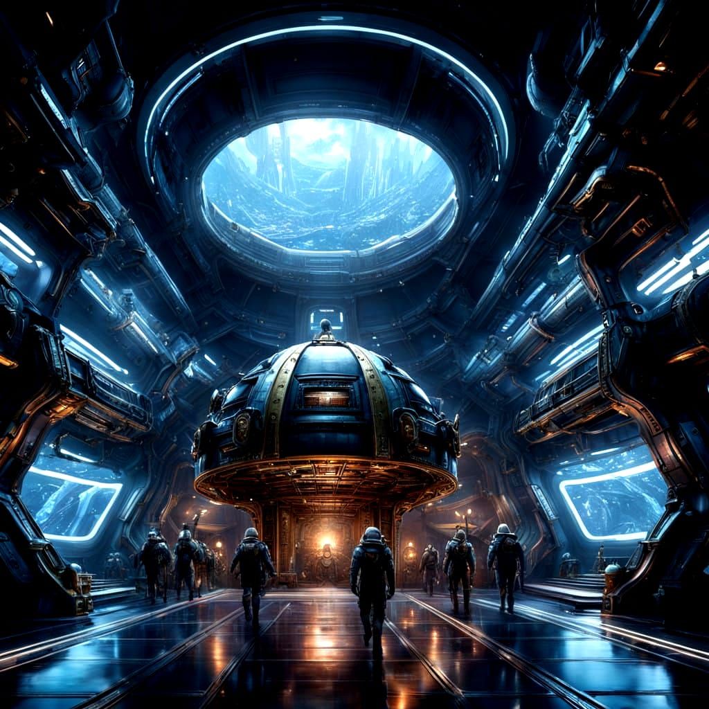 THE THRUM THRUM PULSING OF THE INTERSTELLAR SPACE STATION