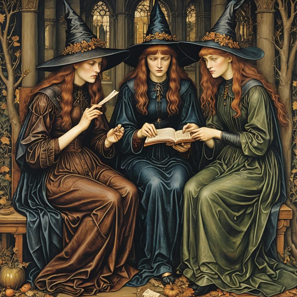 Witches (1) - AI Generated Artwork - NightCafe Creator