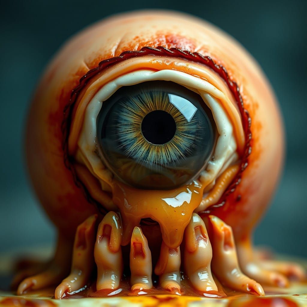 Grotesque Surrealist Portraits in Eerie Hyperdetai... - AI Art