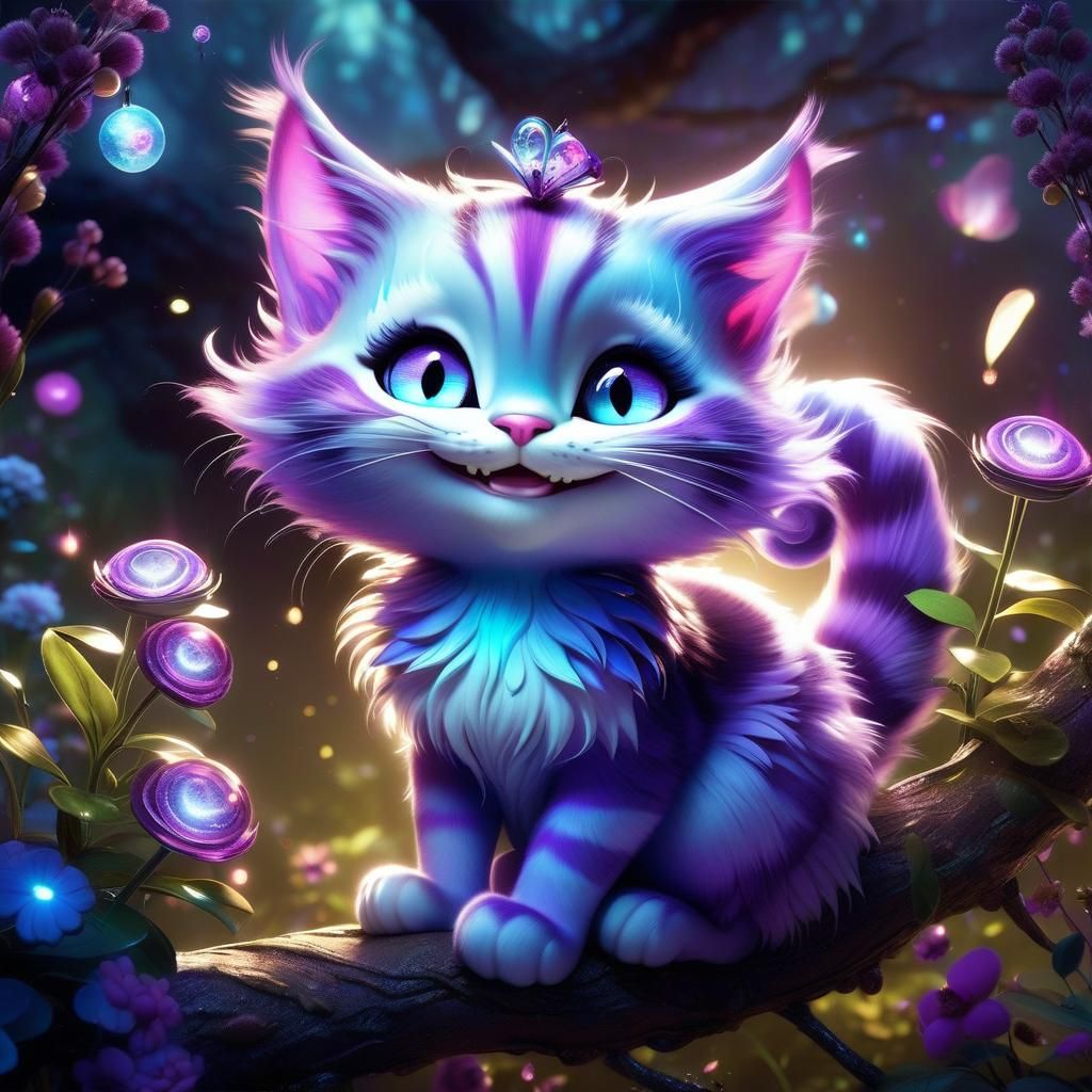 Cheshire cat - AI Generated Artwork - NightCafe Creator