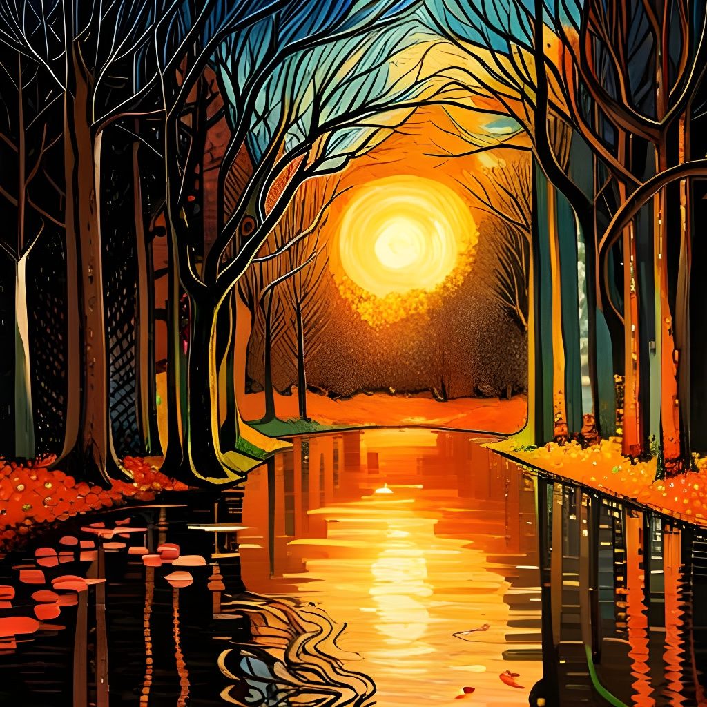 Solar Autumn - AI Generated Artwork - NightCafe Creator