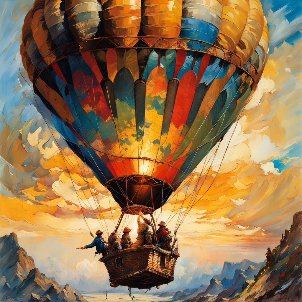 Hot Air Balloons - AI Generated Artwork - NightCafe Creator