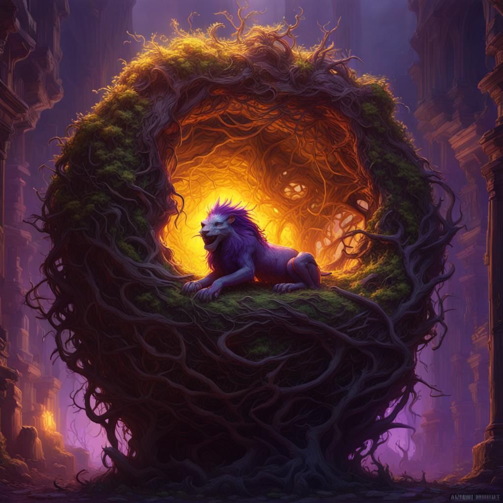 manticore nest - AI Generated Artwork - NightCafe Creator