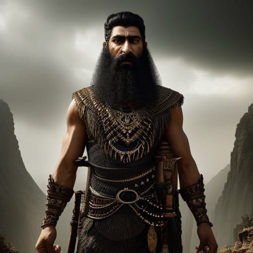 Assyrian Warrior - AI Generated Artwork - NightCafe Creator