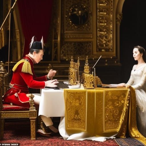 henry the eighth using an Apple Mac, Epic cinematic brilliant stunning ...