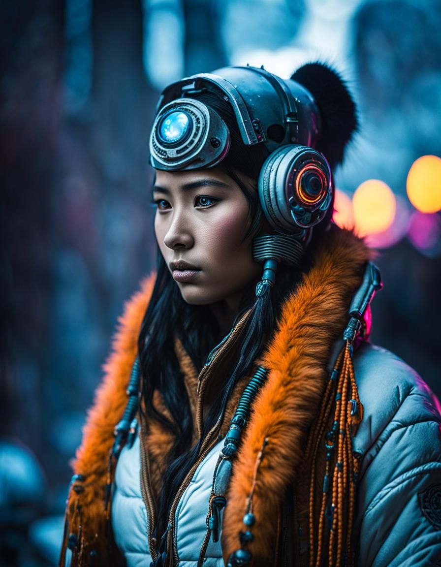 Cyber Inuit - AI Generated Artwork - NightCafe Creator