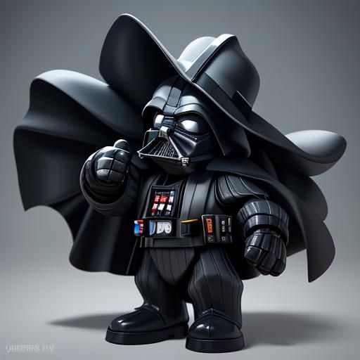 absurd photo of Darth Vader as a cowboy cattleman Canon EF 16–35mm f/2 ...