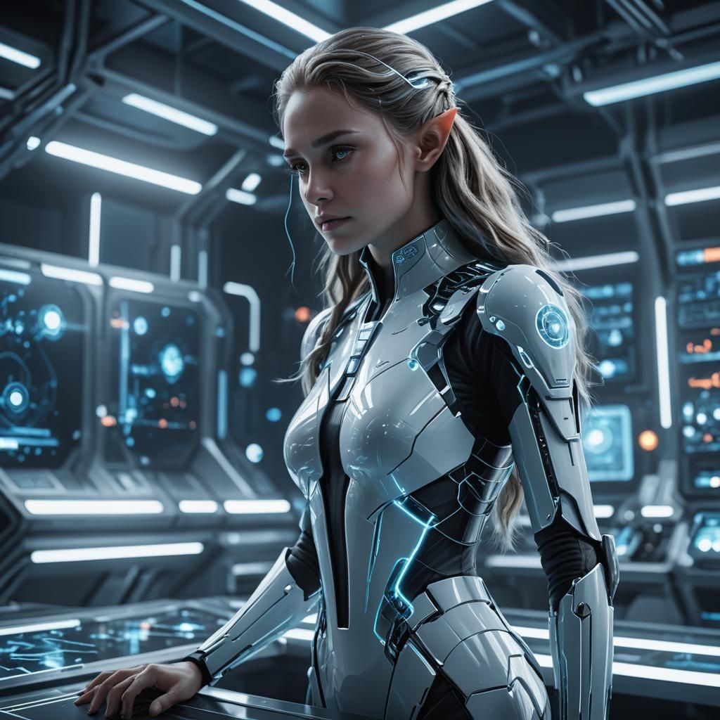 Scientific Elf in Future - AI Generated Artwork - NightCafe Creator