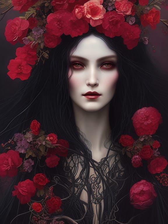 Vampire queen - AI Generated Artwork - NightCafe Creator