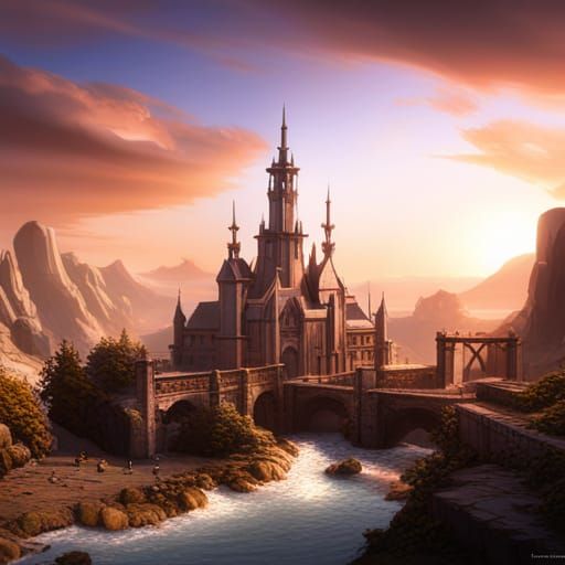 cool castle - AI Generated Artwork - NightCafe Creator