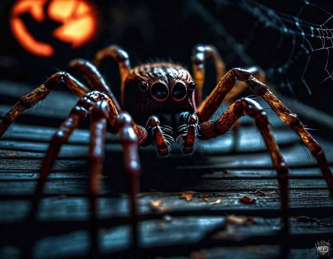 Demon spider - AI Generated Artwork - NightCafe Creator