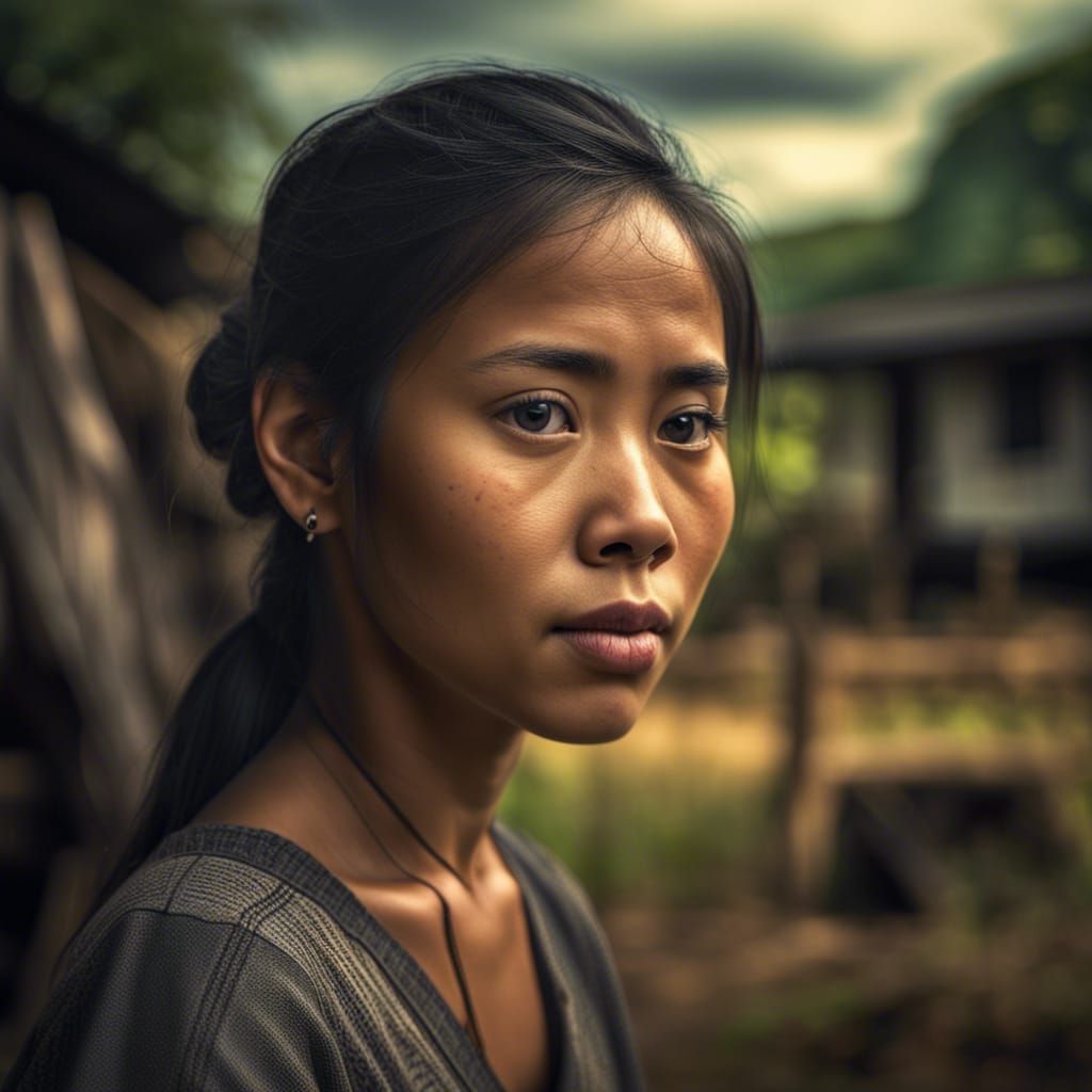 young filipina - AI Generated Artwork - NightCafe Creator