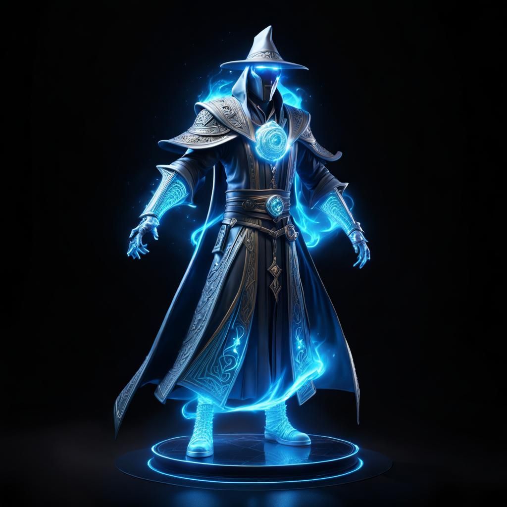 Robotic Arcane Wizard - AI Generated Artwork - NightCafe Creator