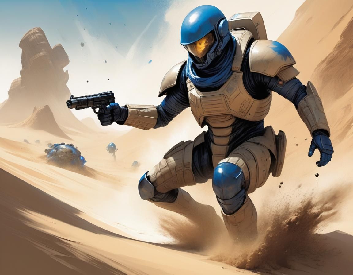 Atreides Officer - AI Generated Artwork - NightCafe Creator