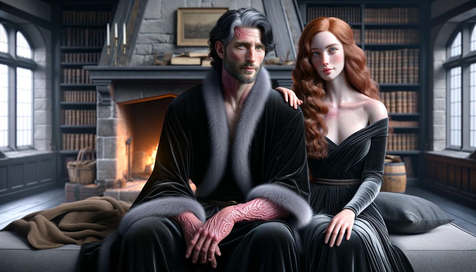 Alaric and Sansa #3 - AI Generated Artwork - NightCafe Creator