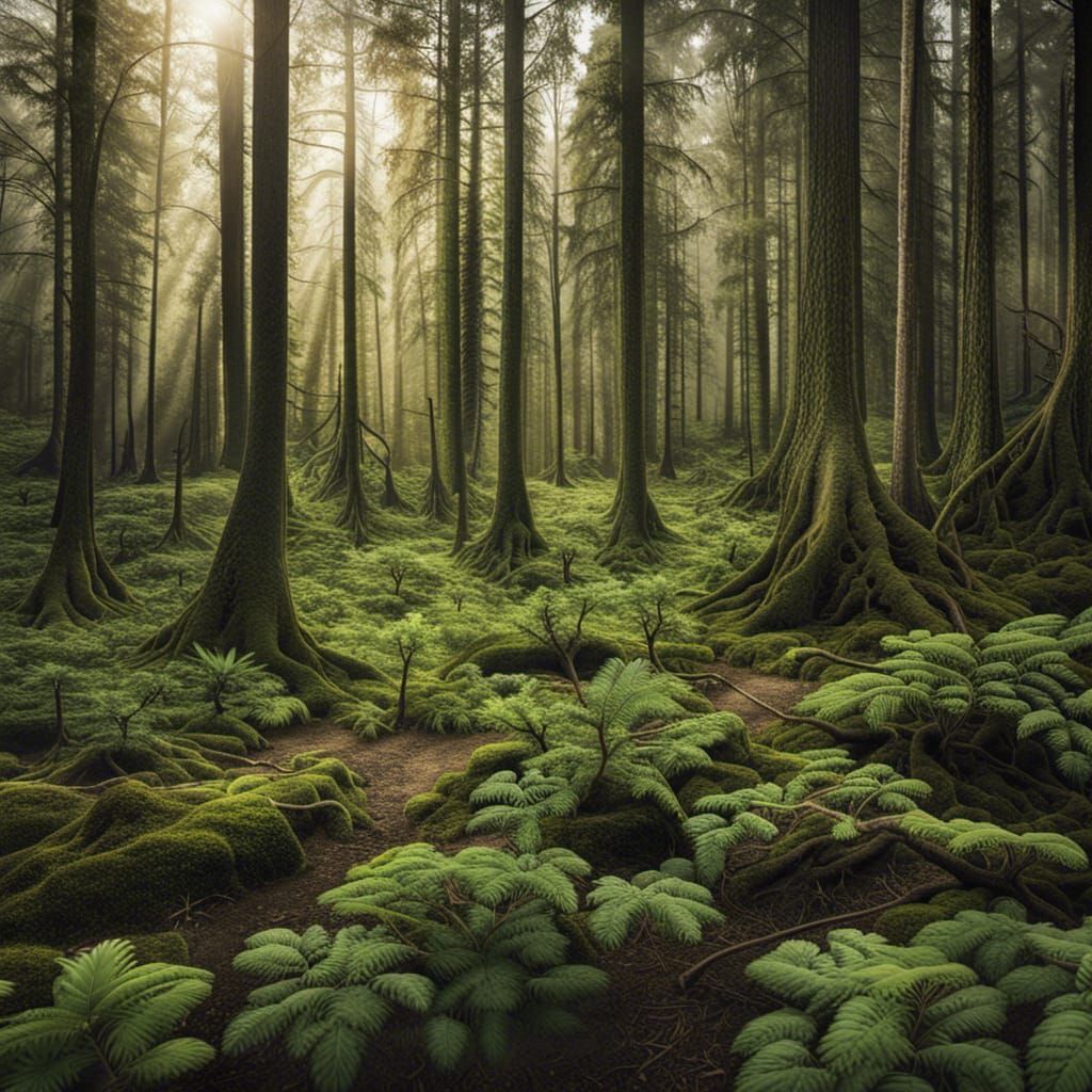 Forest - AI Generated Artwork - NightCafe Creator