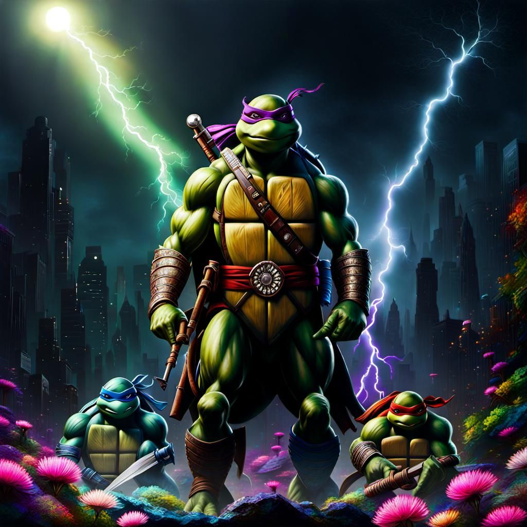 Teenage mutant ninja turtles - AI Generated Artwork - NightCafe Creator