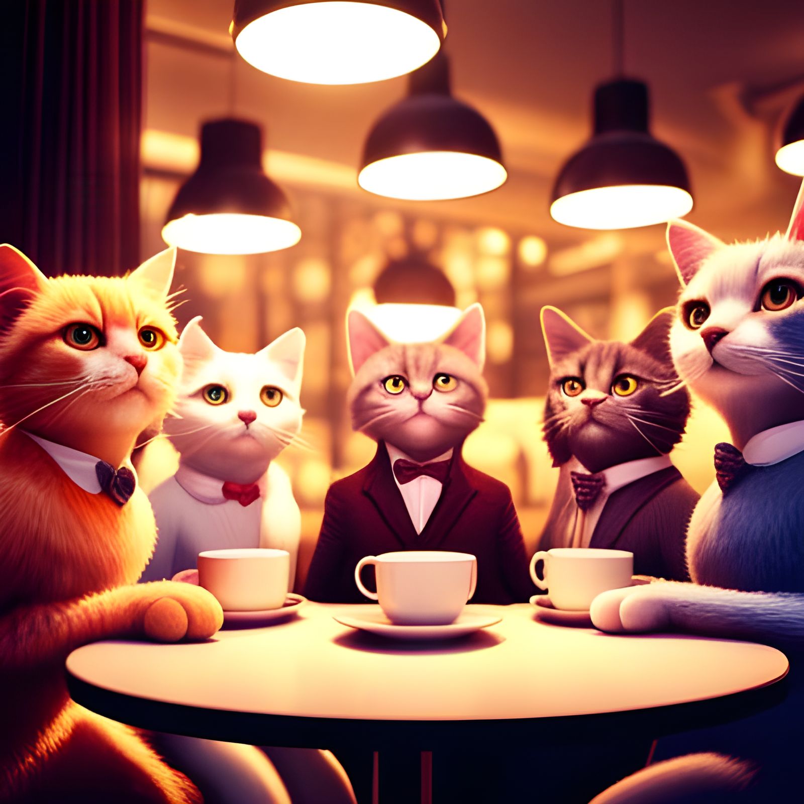 NightCatfe - AI Generated Artwork - NightCafe Creator