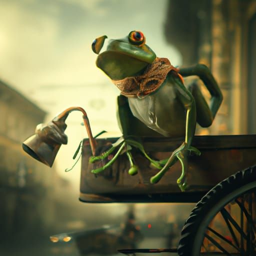 Geico frog in the soviet great depression, rosa parks - AI Generated ...