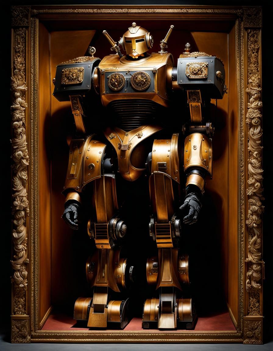 Robot frame - AI Generated Artwork - NightCafe Creator