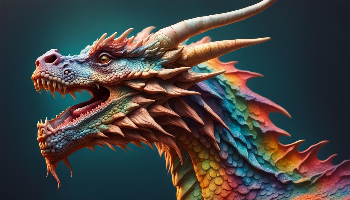 Dragon Study - AI Generated Artwork - NightCafe Creator