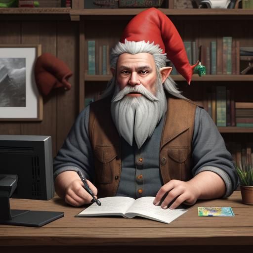 Boss Gnome - AI Generated Artwork - NightCafe Creator