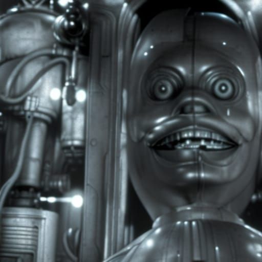 In Fritz Lang's Metropolis, Rotwang, the mad scientist, laughs ...