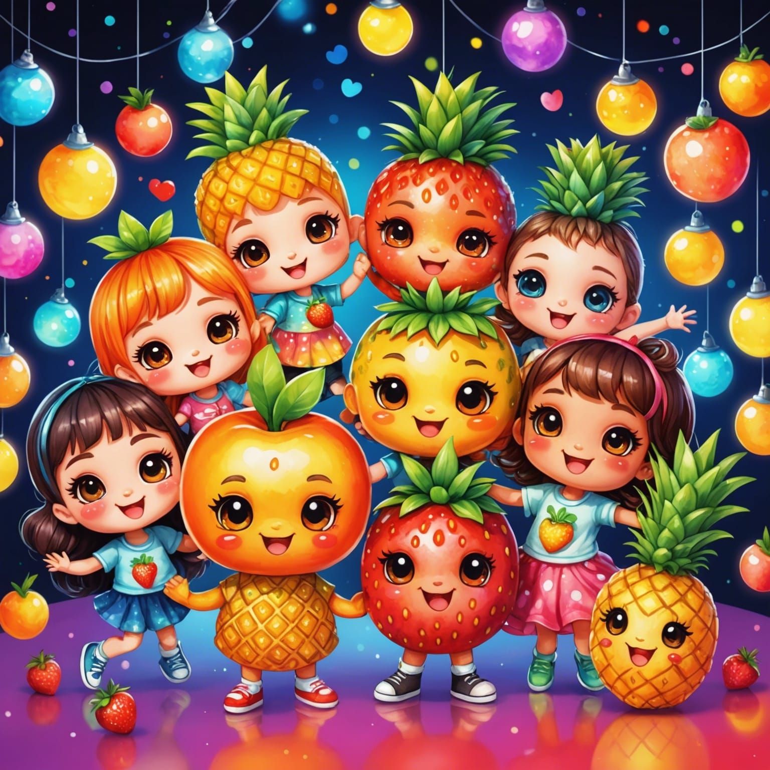 Chibi Squad! - AI Generated Artwork - NightCafe Creator