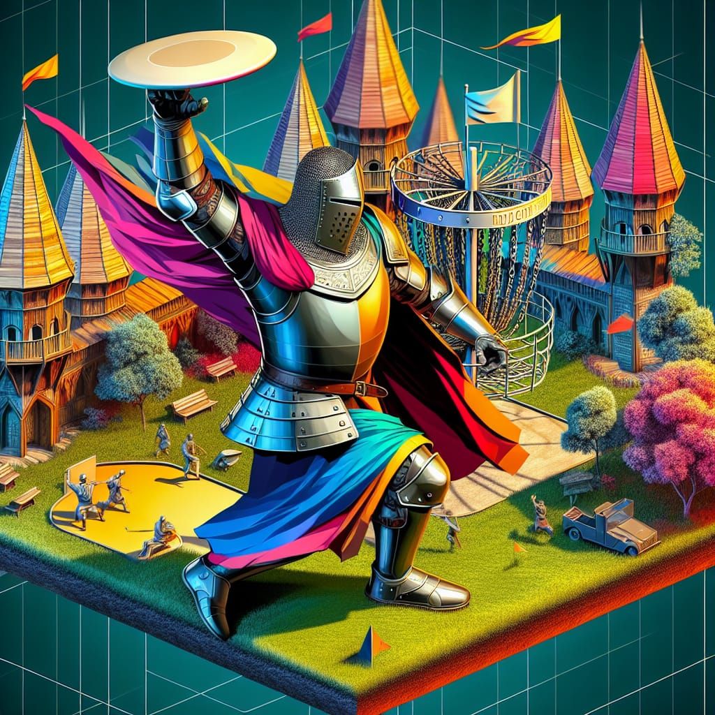 Discus Knights - AI Generated Artwork - NightCafe Creator