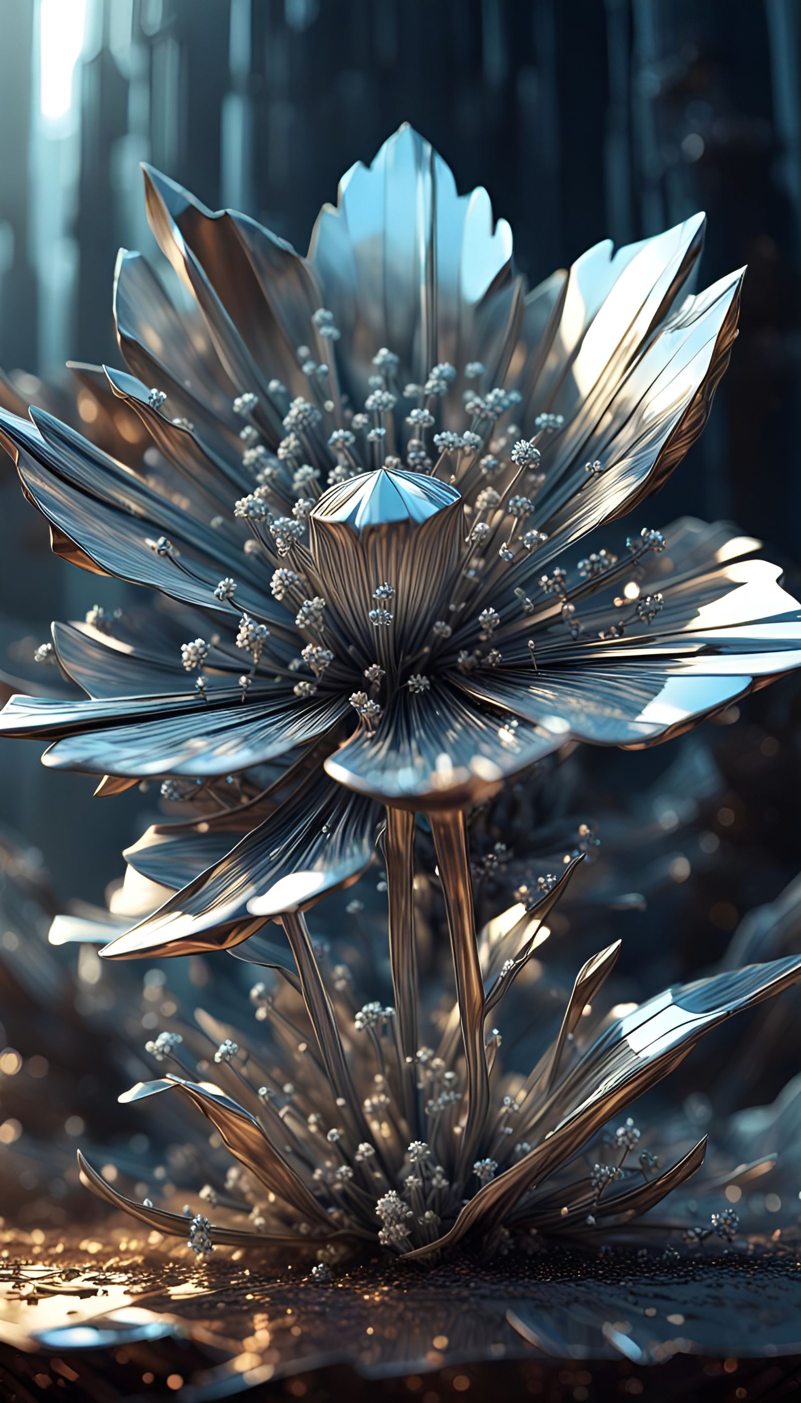 Alien Sunflower - AI Generated Artwork - NightCafe Creator