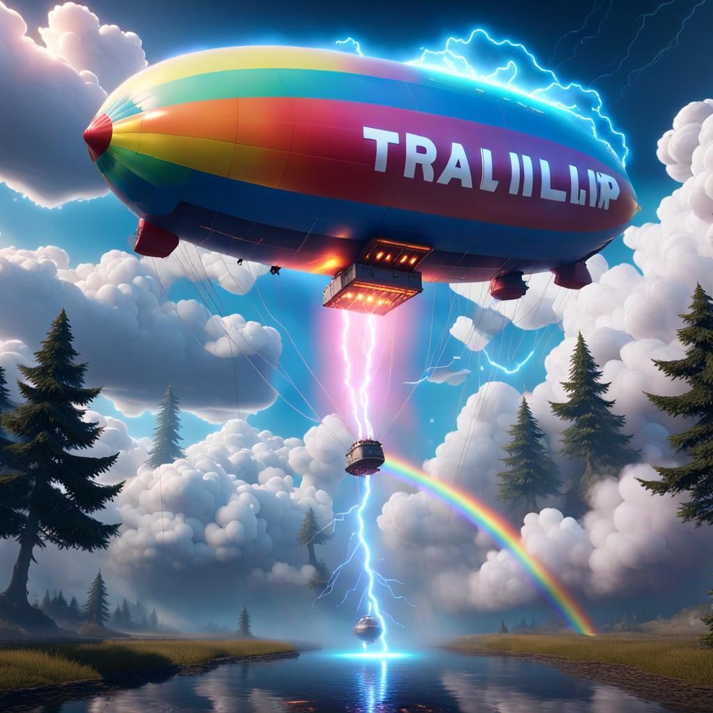 map to trail to pathway to enlightenment floating in clouds tied to ...