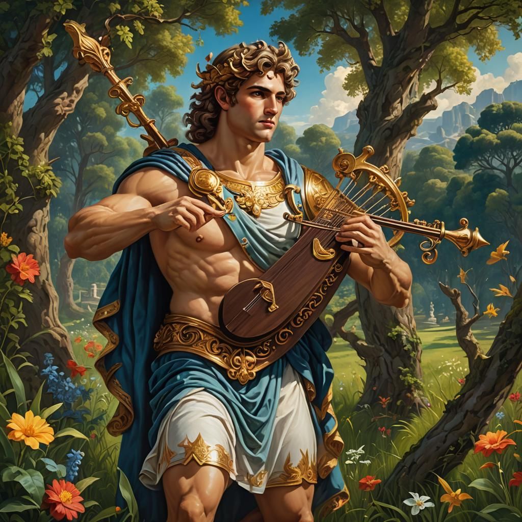 Greek God Apollo - AI Generated Artwork - NightCafe Creator