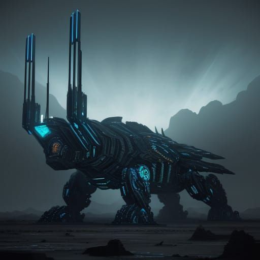 Alien War Machine - Mechanical Biomechanical War Machine in ...