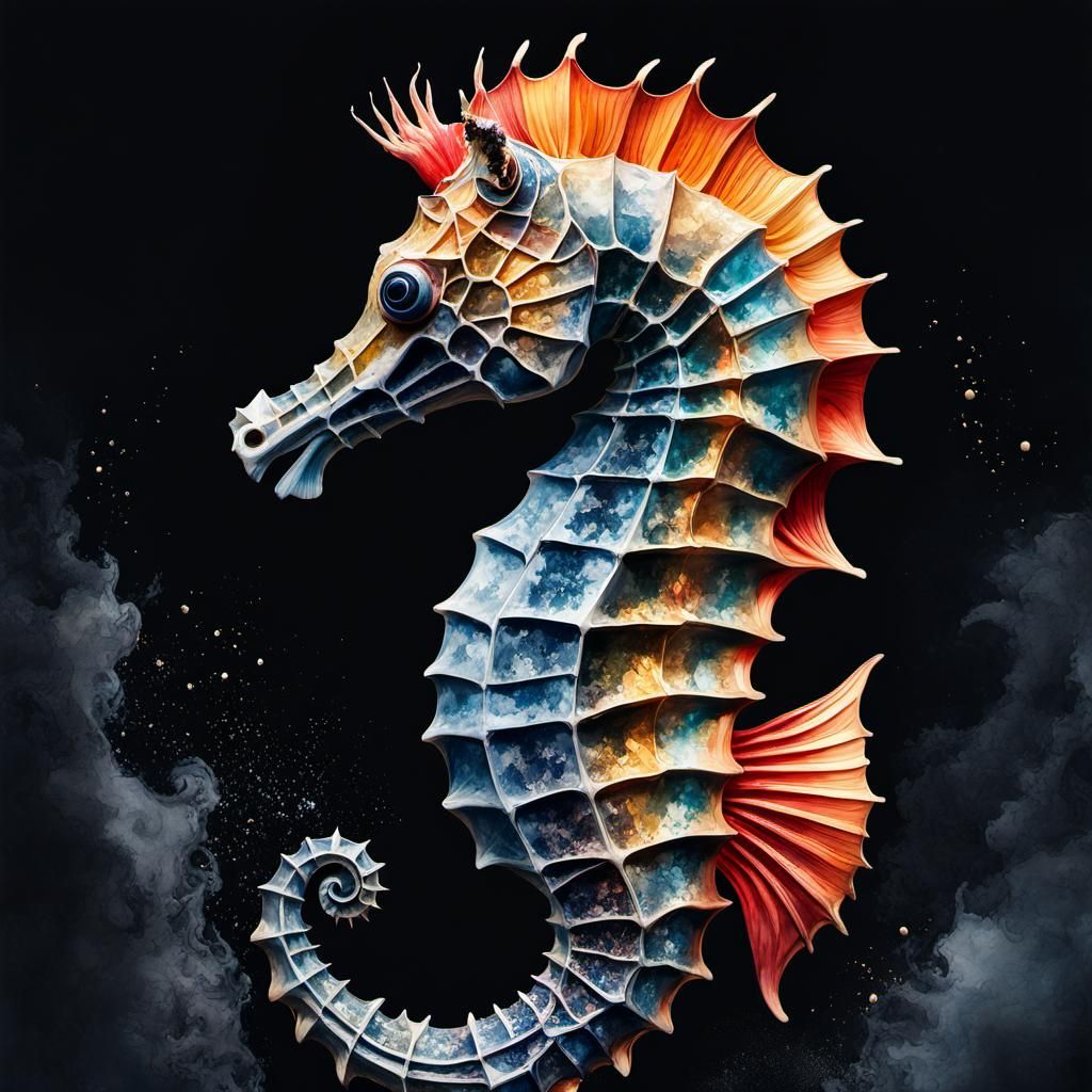 Seahorse - AI Generated Artwork - NightCafe Creator