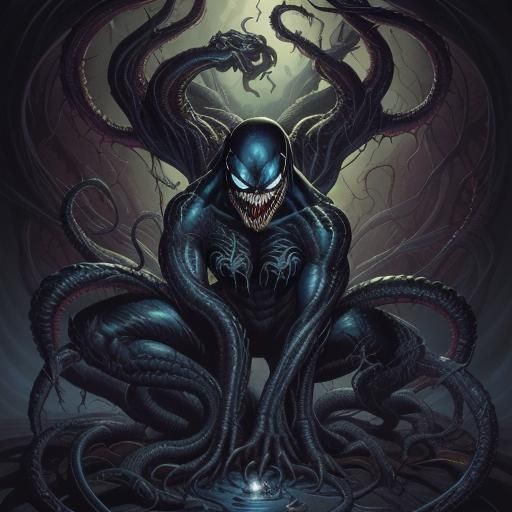 Venom is actually an eldritch god - AI Generated Artwork - NightCafe ...