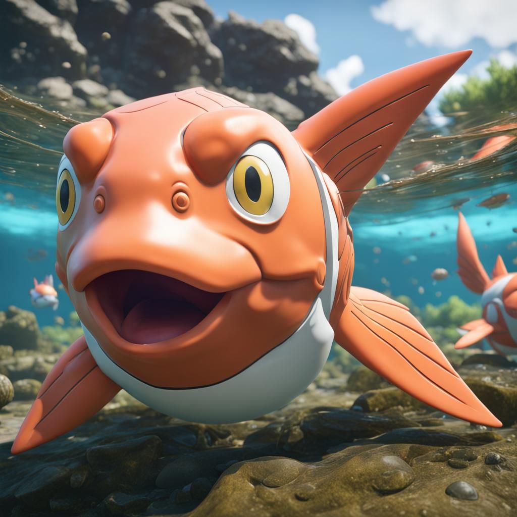 A real world version of Magikarp Pokémon - AI Generated Artwork ...