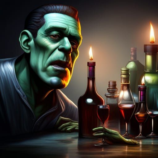 Frankenstein - AI Generated Artwork - NightCafe Creator